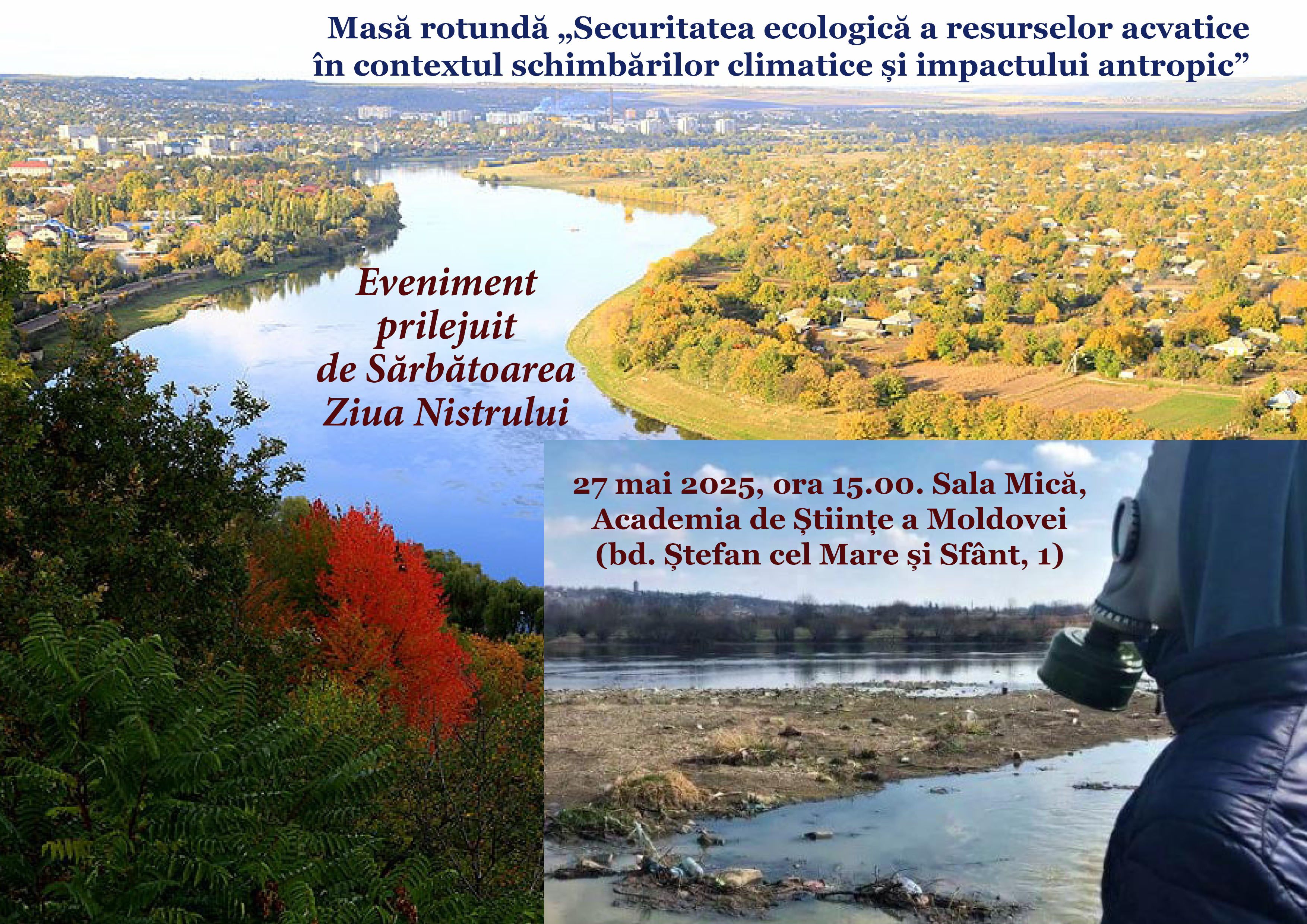 La Academia de Științe a Moldovei va fi sărbătorită Ziua Nistrului | Academia de Științe a Moldovei